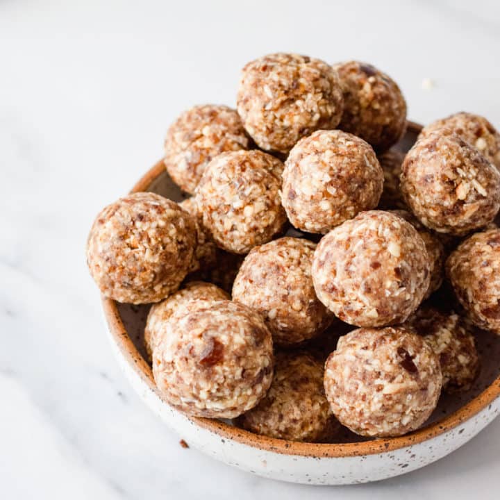 Date Almond Coconut Protein Balls - Notably Vegan
