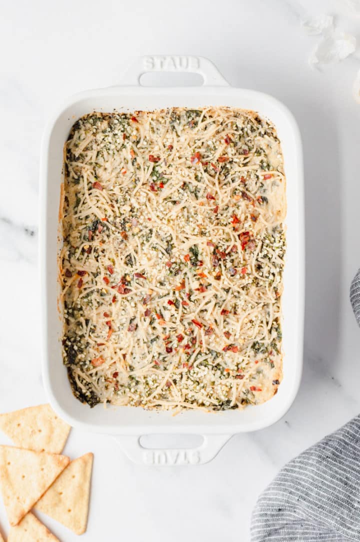 Vegan Spinach Kale Dip - Notably Vegan