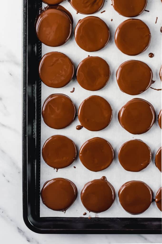 Homemade Vegan Thin Mints (GF) - Notably Vegan
