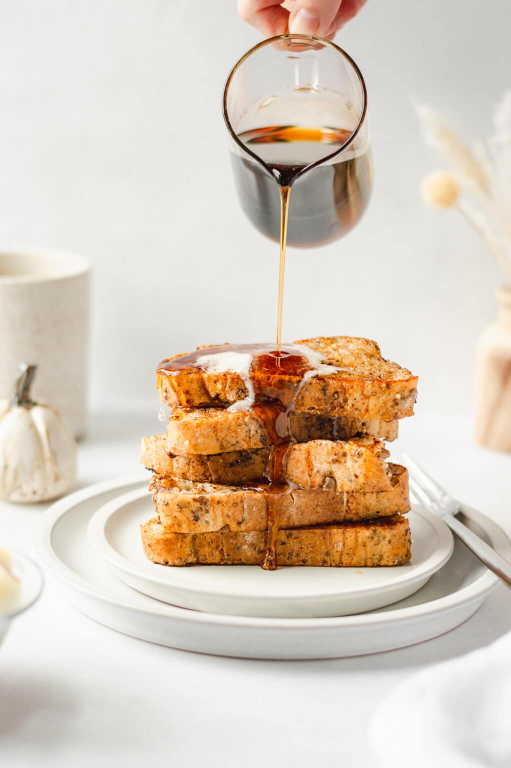 Gluten-Free Vegan French Toast with Aquafaba & Apples - Notably Vegan